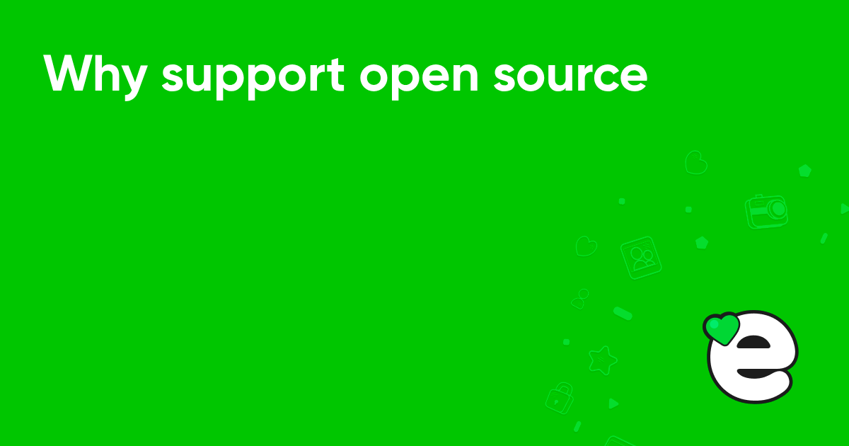 Why support open source